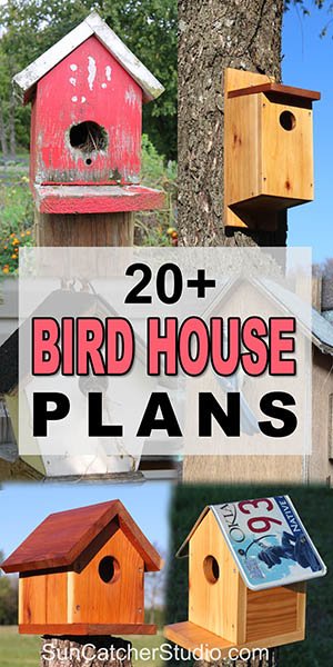 Bird House Plans 25 Free Beginner Birdhouse Designs DIY Projects Patterns Monograms 