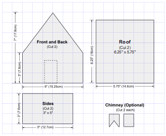 Gingerbread House Templates Printable Patterns Stencils DIY Projects Patterns Monograms 