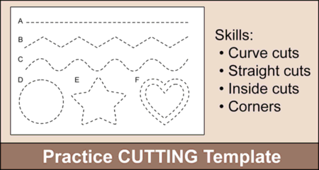 Practice Cutting Template (Skills Worksheet) – Free Printables ...