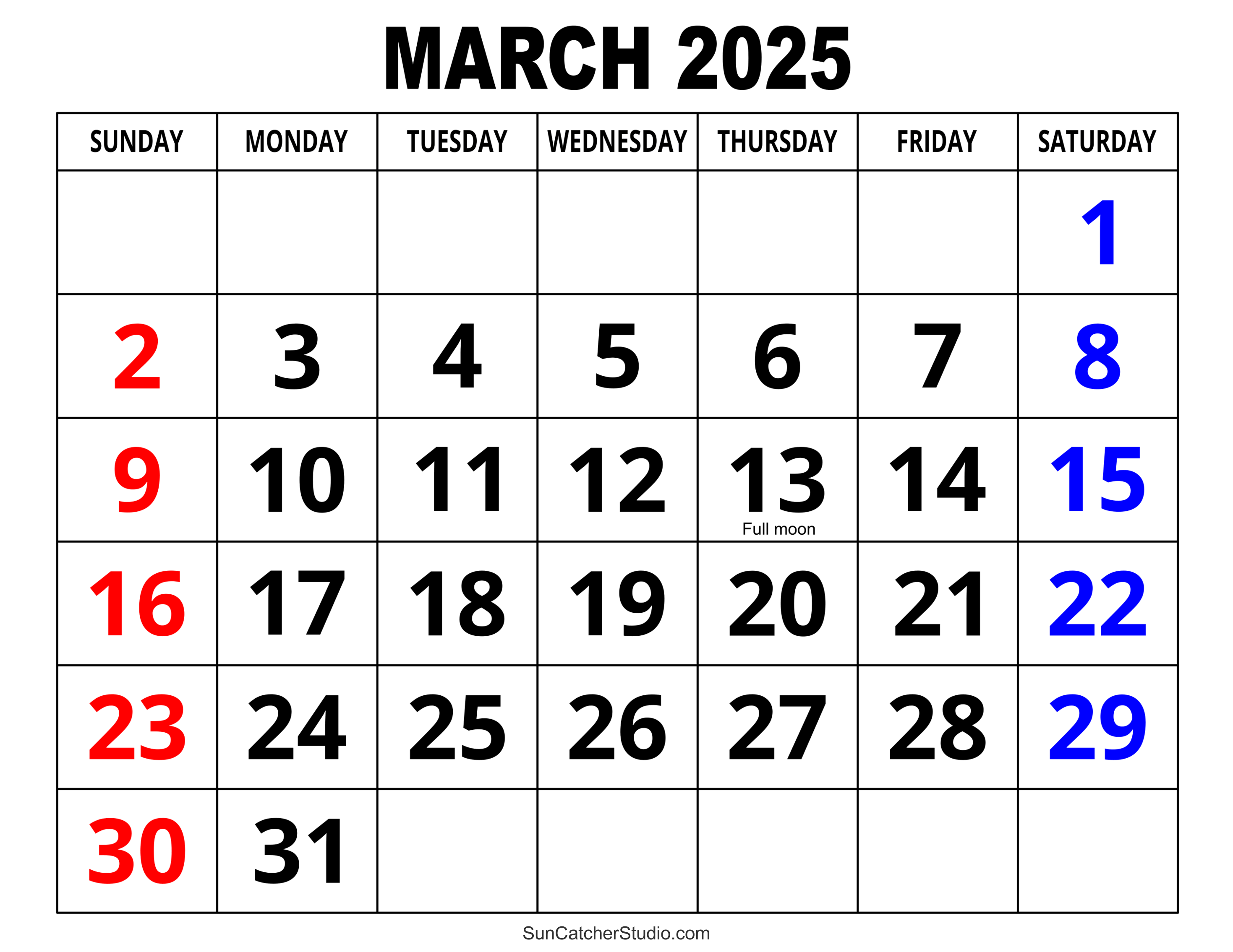 Printable Calendar March 2025 Printable Pdf Yuto Vanlinden