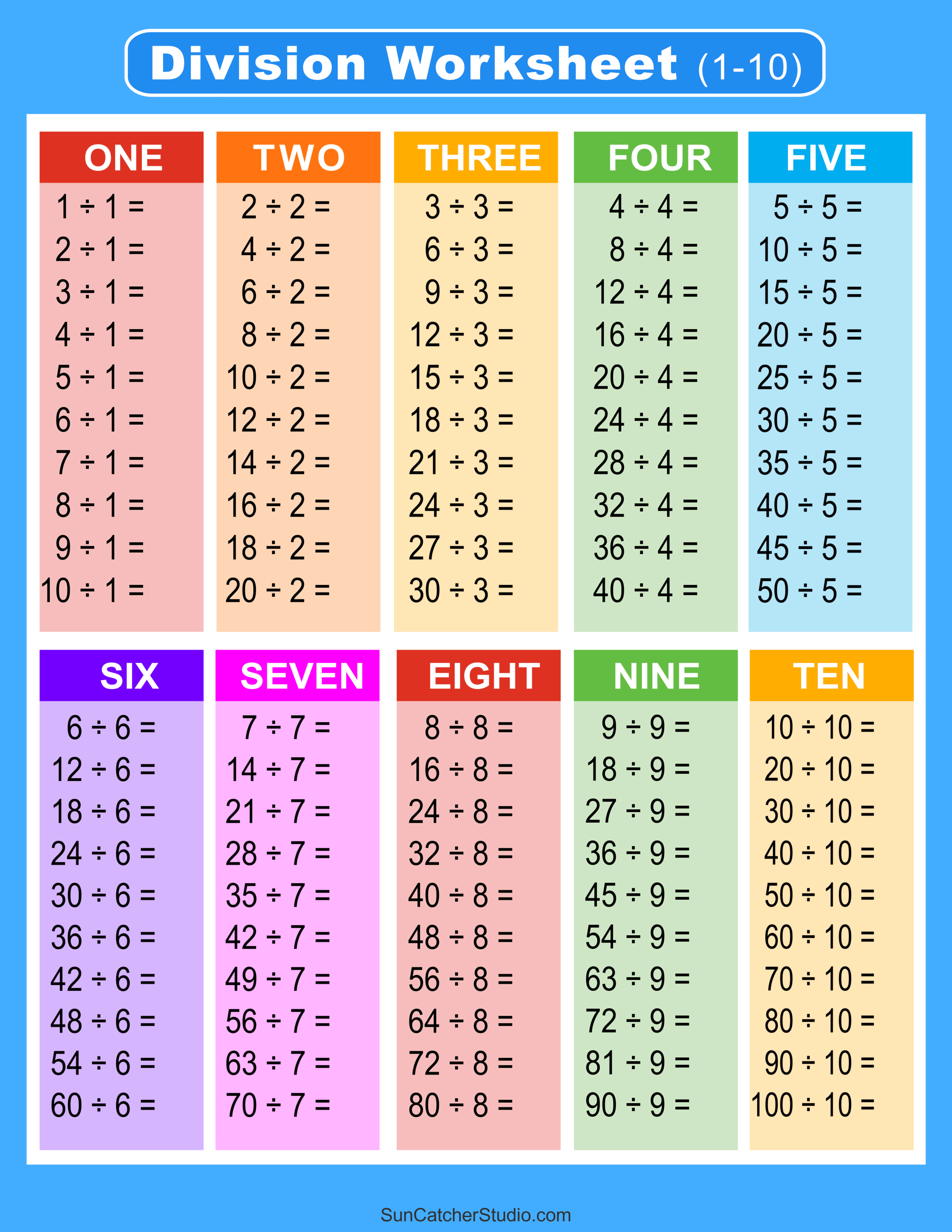 4 Best Images Of Printable Division Worksheets Grade Vrogue co